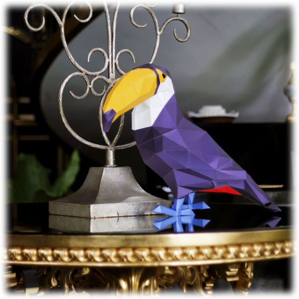 MorningSave: Papercraft World Toucan Model