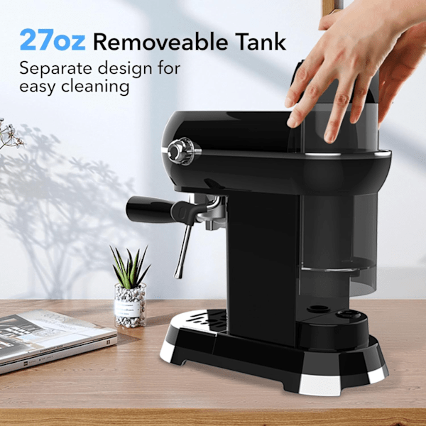 Meh: HBN 20Bar Compact Espresso Machine with Milk Frother