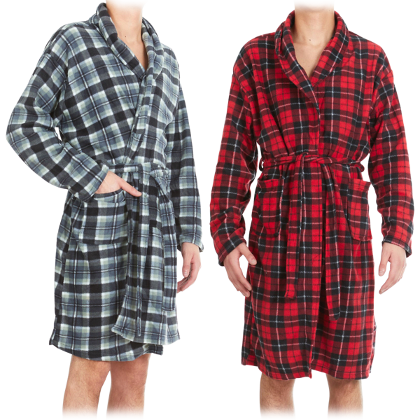 MorningSave: 2-Pack: Men's Flannel Robes