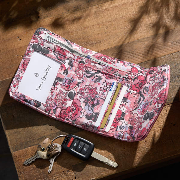 SideDeal: Vera Bradley Ultralight RFID Mini Tri-Fold Wallet