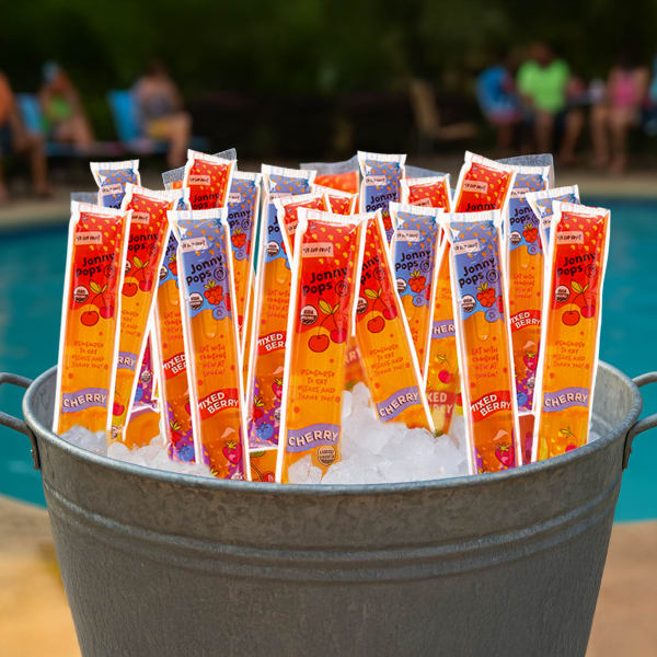 SideDeal: 48-Pack: Jonny Pops Large 4oz Freezer Pops (Cherry & Mixed Berry)