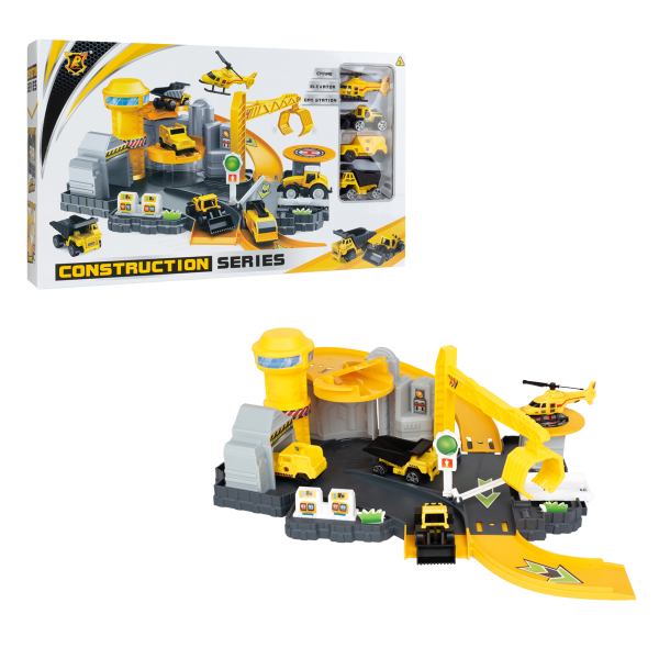 MorningSave: Super Toys 28-Piece Construction Site Ultimate Fun Playset