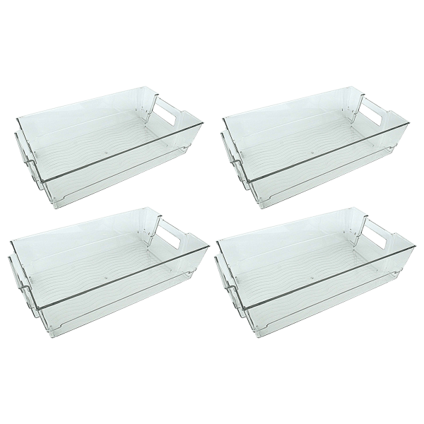 MorningSave: 4-Pack: Kinetic Go Green Fridge/Drawer Bins 12.4in x 8.5in ...