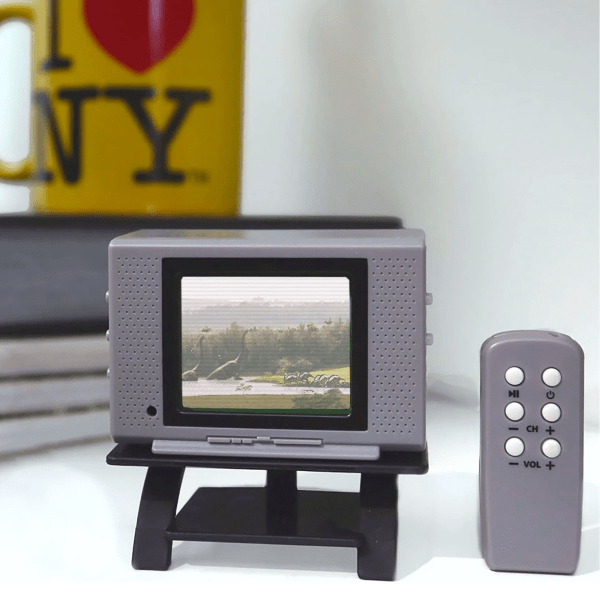 MorningSave: Tiny TV Classics Collectible TV with Real Working Remote