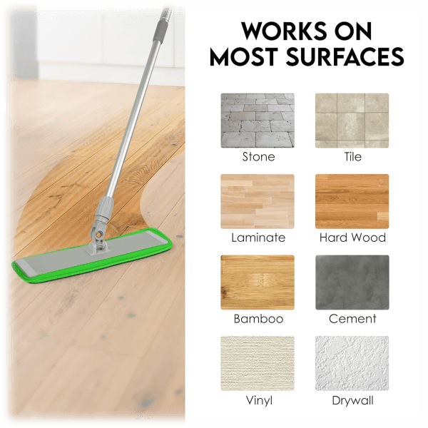 MorningSave: 2-Pack: Turbo Microfiber 360-Spin Mop Floor Cleaning System
