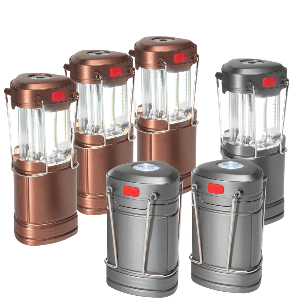 MorningSave: 6-Pack: BrightEase Multi-Use Pop Up Lantern & Spotlight