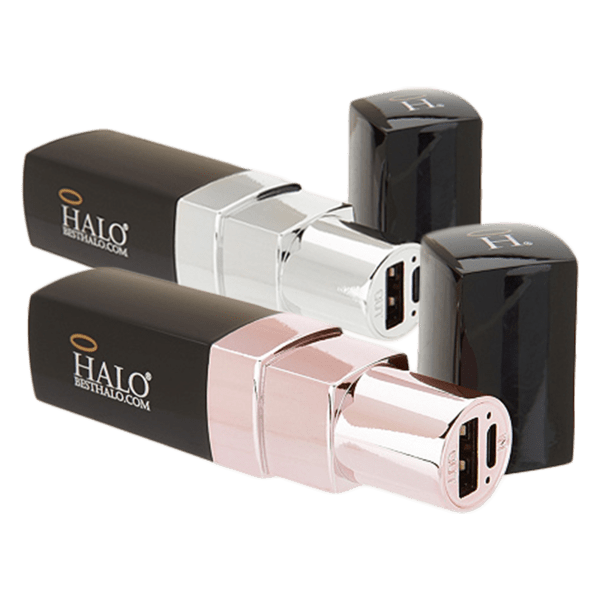 2-Pack: Halo 3,000mAh Lipstick Charger