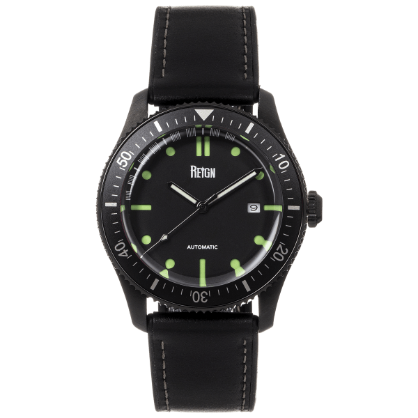 Shop Univision: Reign Elijah Reloj Automático con Correa de Cuero con ...