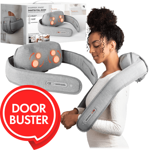 MorningSave: Sharper Image Multi-Function Shiatsu Full Body Cordless ...