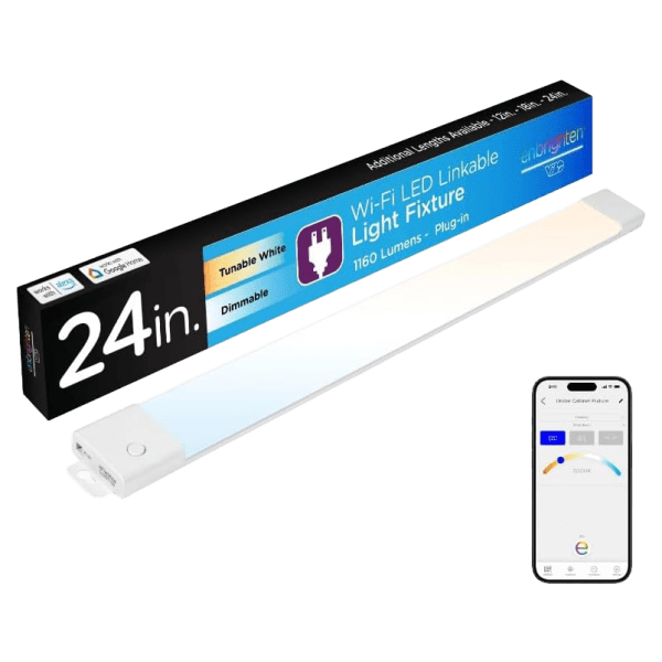 Meh: 2-Pack: Enbrighten Vibe 24" Smart Under-Cabinet Tunable LED Lights