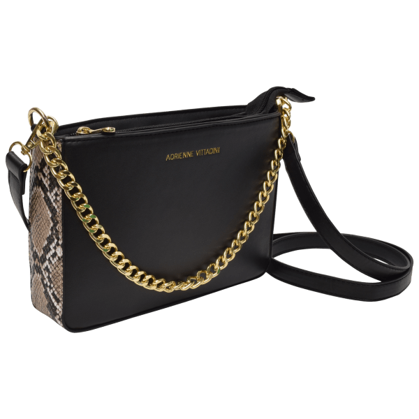 MorningSave: Adrienne Vittadini Simone Collection Python Chain Crossbody