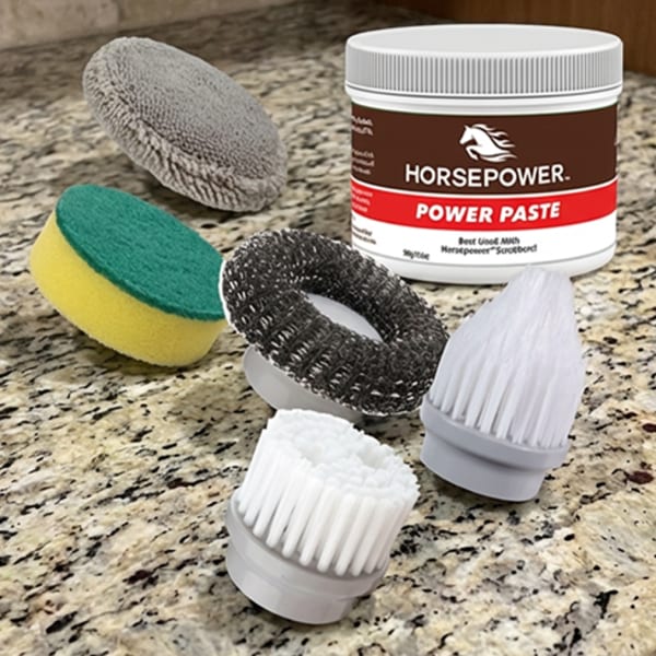 Meh: Bulbhead Horsepower 5-Piece Brush Heads Set with Cleaning Paste