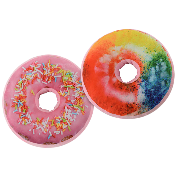MorningSave: Cheer Collection 16" Reversible Microplush Novelty Donut ...