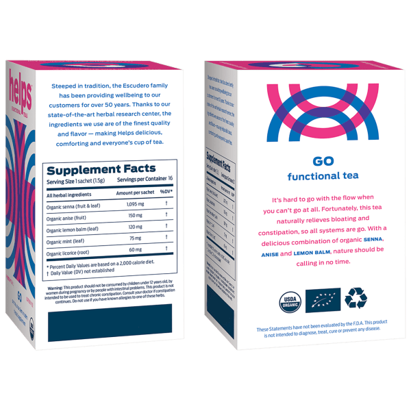 Meh: 384-Pack HELPS Organic Functional Herbal Teas