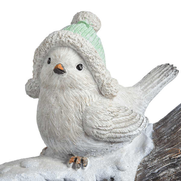Meh: Kringle Express Branch with Two Birds Figure (20" x 13.5" x 7")