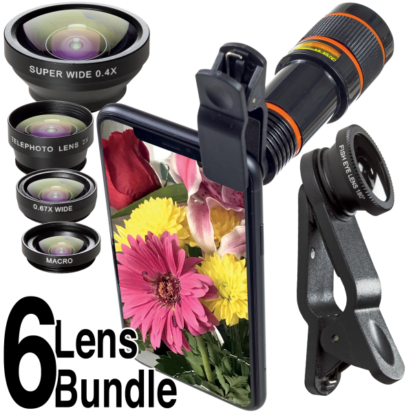 MorningSave: Power-to-Go 6-Piece Universal Lens Kit Bundle