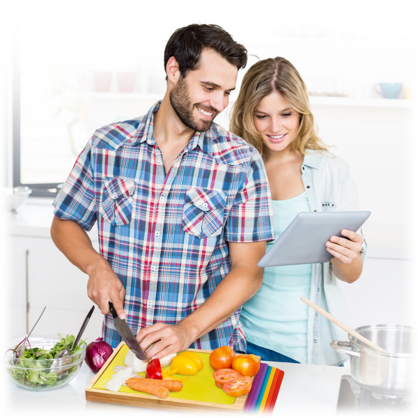 MorningSave: Cheer Collection Bamboo Cutting Board with 5 Cutting Mats ...