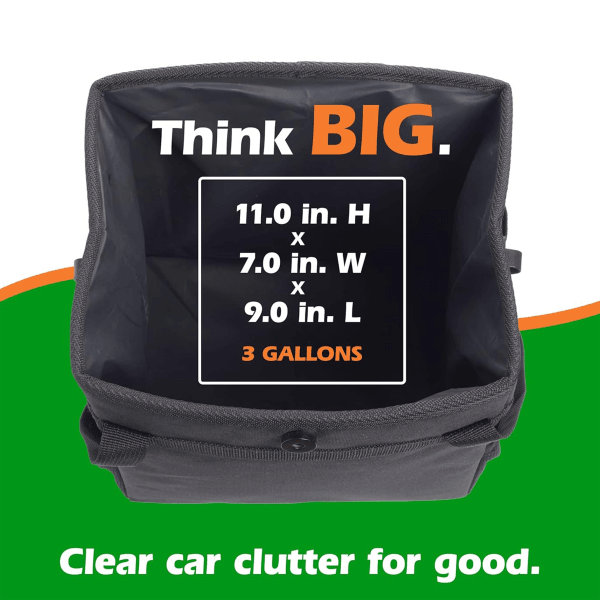 MorningSave: 2-Pack: Drive Auto Collapsible Car Trash Can + 40 Bags