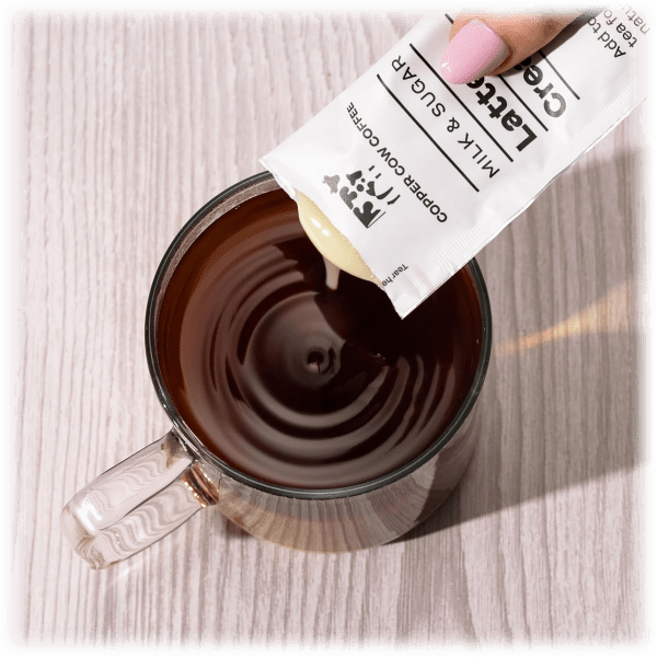 SideDeal: 100-Pack: Copper Cow Coffee Sweetened Condensed Milk Creamers