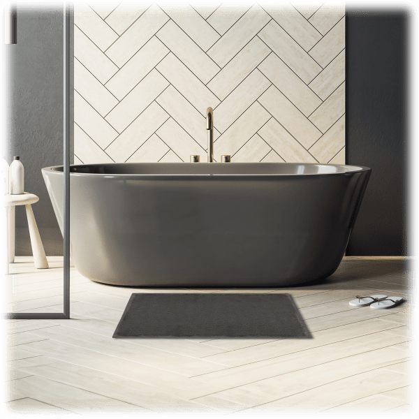 MorningSave: Bibb Home 2-Piece Faux Fur Bath Mat Set