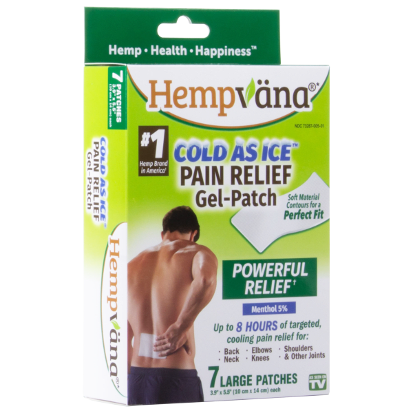 MorningSave: Hempvana Cold As Ice Pain Relief Gel Patches (14 Large ...