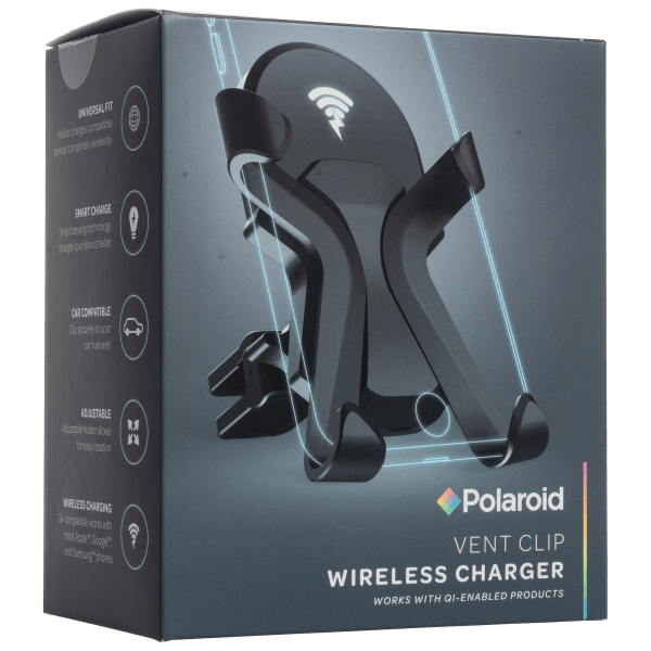 MorningSave: Polaroid Vent Clip Wireless Charger
