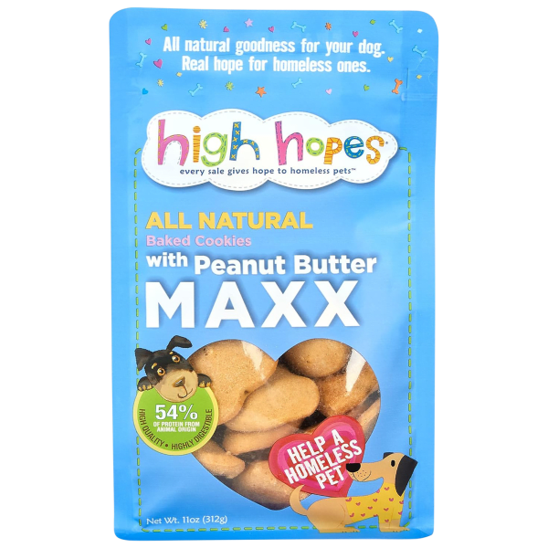 SideDeal: 6-Pack: High Hopes Peanut Butter Maxx Cookies for Dogs (6x 11oz)