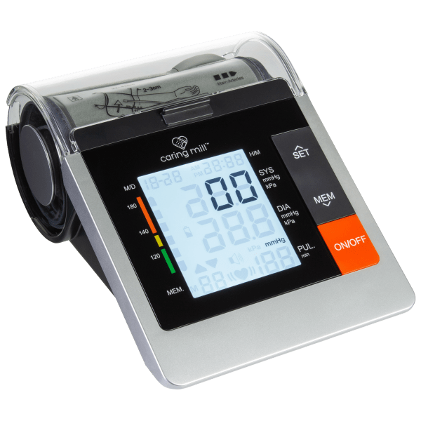 MorningSave: Caring Mill Upper Arm Blood Pressure Monitor with Storage