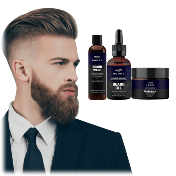 MorningSave: Amore Paris 3-Piece Ultimate Beard Care And Grooming Kit