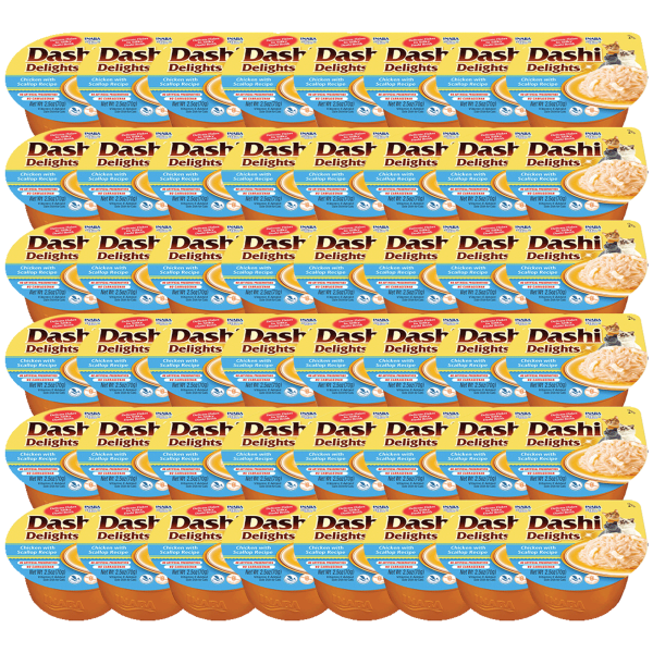 MorningSave: 48-Pack: INABA Dashi Delights for Cats