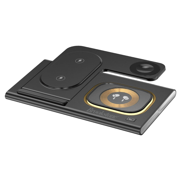 MorningSave: 2-Pack: Brookstone 3-In-1 Foldable Wireless Charging Stand