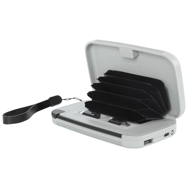 Meh: Limitless 4,000mAh Power Bank Wallet with RFID and Built-in Cables
