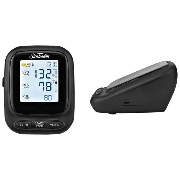 MorningSave: Sunbeam Blood Pressure Monitor With Voice Broadcast Technology