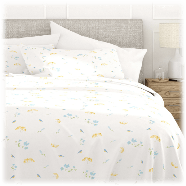 SideDeal: 4-Piece: Cloth and Gable Bed Sheets Set Premium Ultra Soft ...