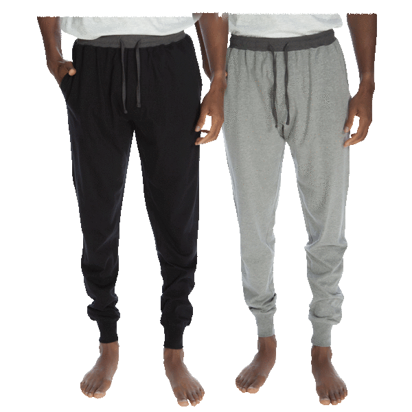 MorningSave: 2-Pack: Unsimply Stitched Men's Contrasted Waist Cuffed Jogger