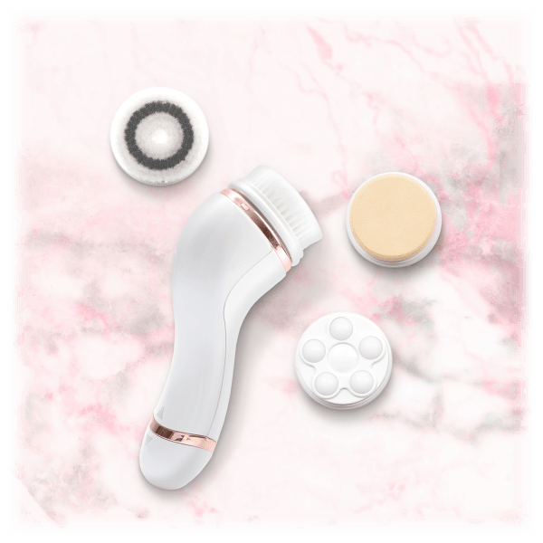MorningSave: Brookstone 6-Piece Sonic Facial Brush Cleansing Set