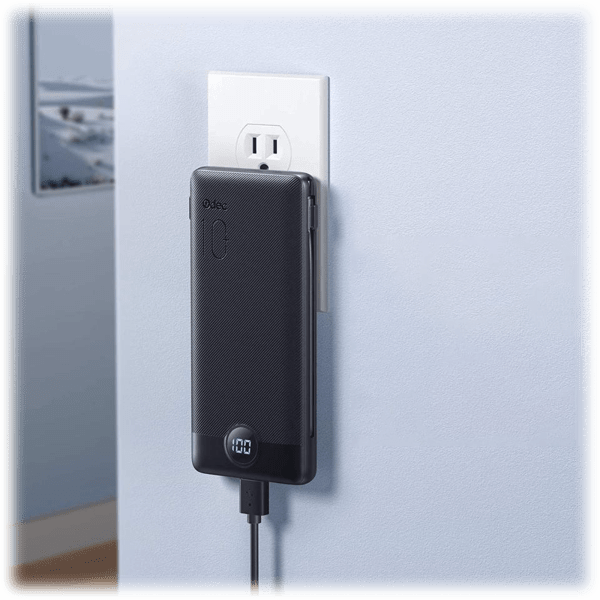 SideDeal: 2-Pack: Odec 10000mAh Power Bank with Wall Plug & Integrated ...