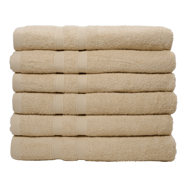 MorningSave: 6-Pack: Simply Essential Cotton Bath Towels