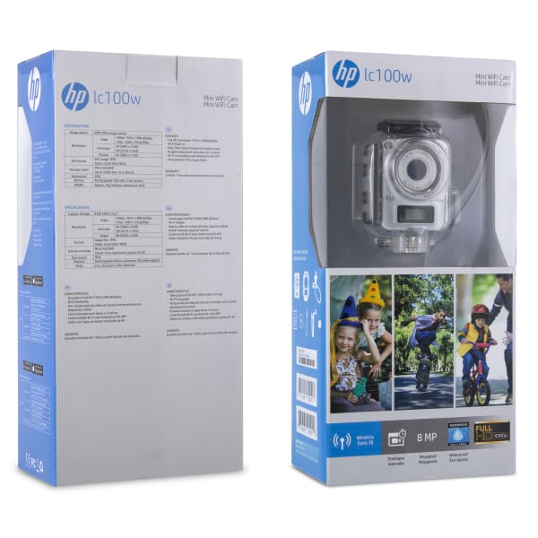 MorningSave: HP LifeCam 1080p Mini Action Camera with Waterproof Case