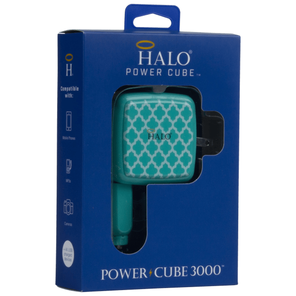 MorningSave: HALO 3000mAh PowerCube with Built-In Auto & Wall Charger
