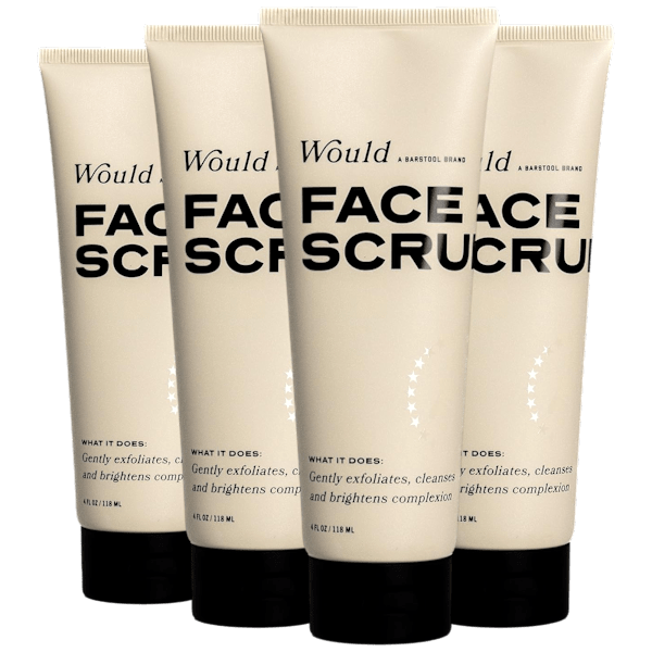 Meh: 4-Pack: Would Face Scrub and/or Beard Wash