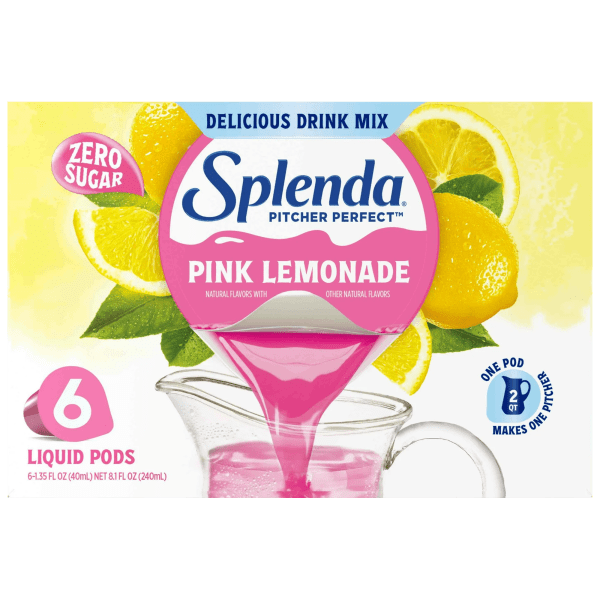 SideDeal: 36-Pack: Splenda Pitcher Perfect Peel & Pour Pink Lemonade ...
