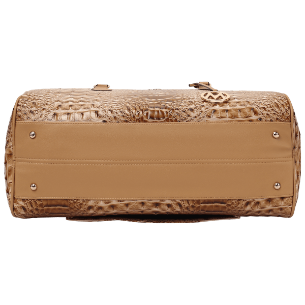 MorningSave: MKF Collection Rina Crocodile Embossed Duffle Bag by Mia K