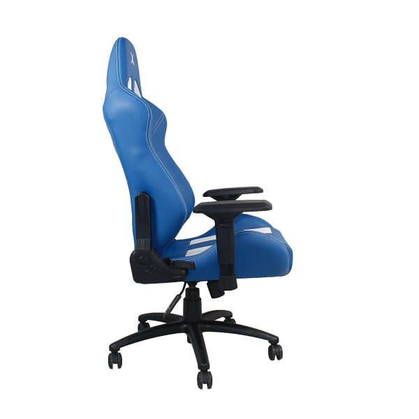MorningSave: Finish Line Blue/White Checkered Gaming Chair by RapidX