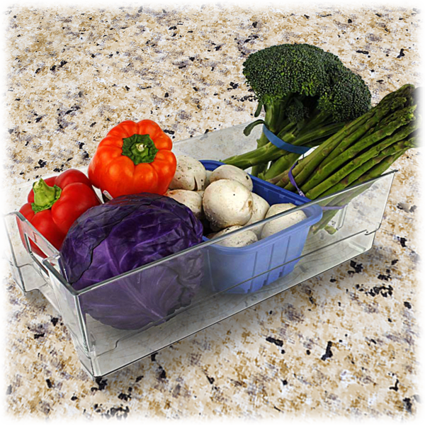 MorningSave: 4-Pack: Kinetic Go Green Fridge/Drawer Bins 14.8in x 8.5in ...