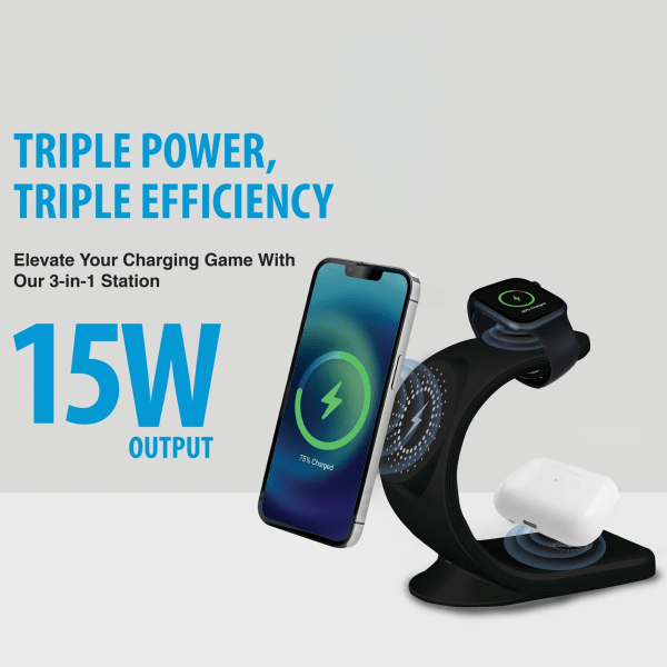 MorningSave: Brookstone 3-In-1 MagSafe Curved Wireless Charging Stand