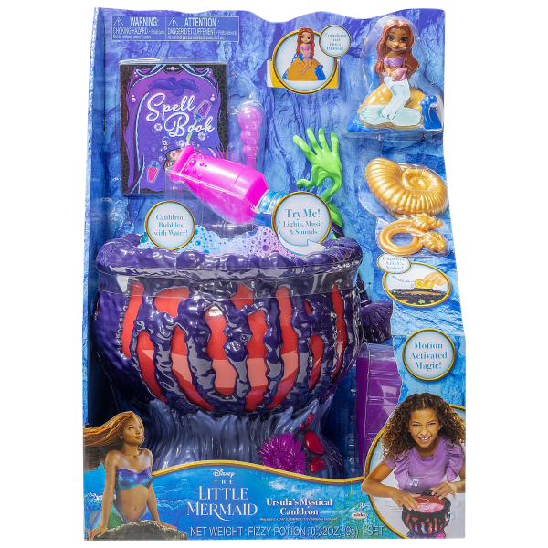 Hammacher Schlemmer: The Little Mermaid Magic Potion Mixing Cauldron