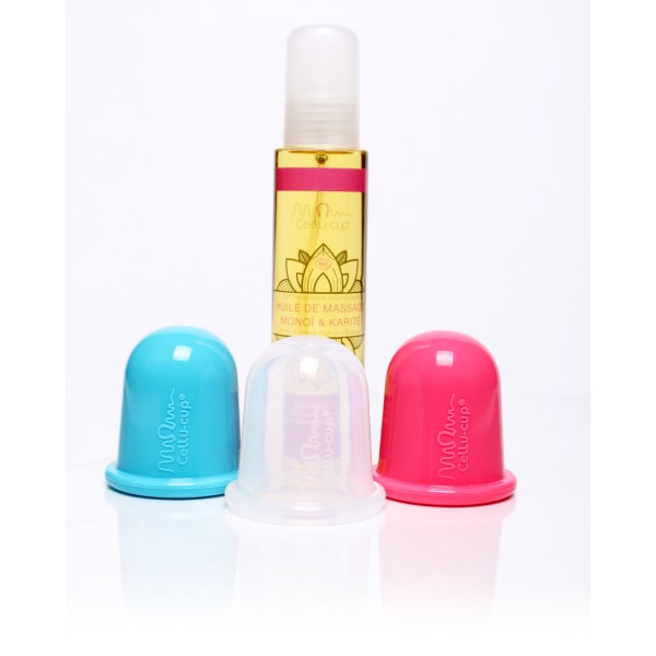 MorningSave: Cellu-Cup Anti-Cellulite Massage Tool and Oil Bundle