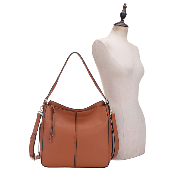 MorningSave: Malibu Skye Claire Handbag with Whipstitch Detail Handle