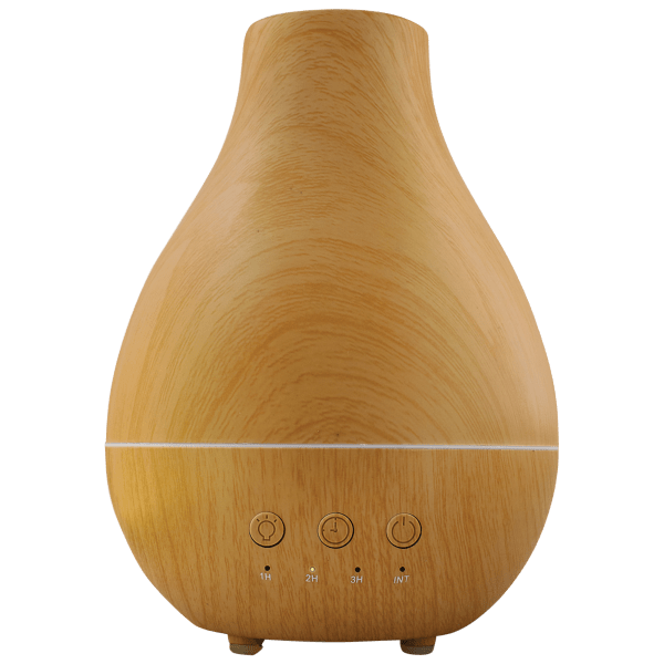 MorningSave: GreenAir Wood Aromatherapy Color Changing Diffuser with Oils